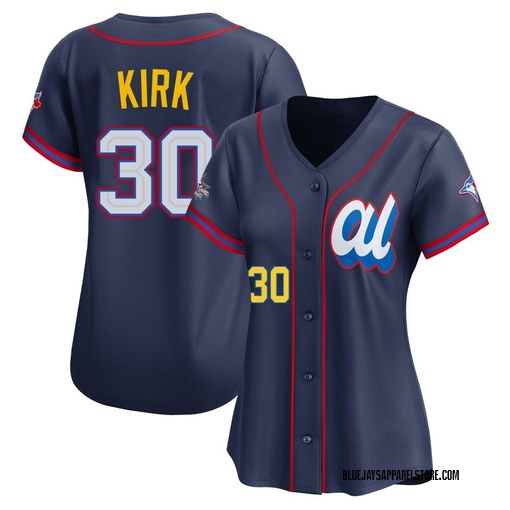 Women's Toronto Blue Jays Alejandro Kirk Limited Navy American League ...